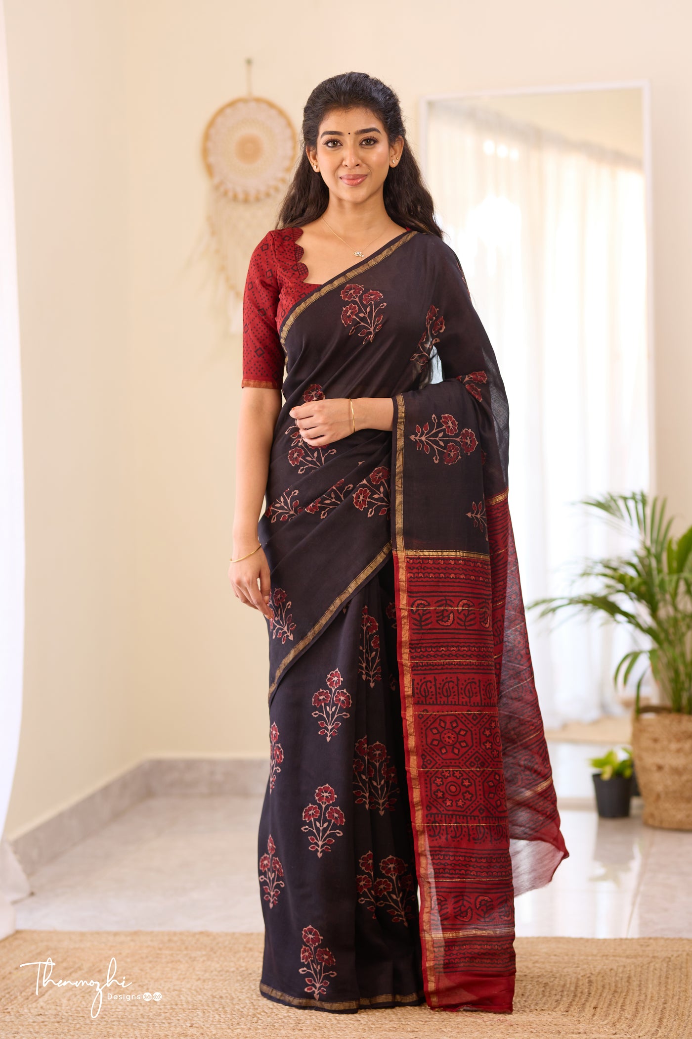 Buy Chanderi Silk Cotton Sarees at Thenmozhi Designs