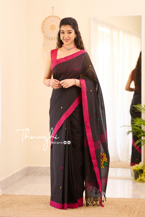Buy Pure Chettinad Cotton Saree Online- Thenmozhi Designs
