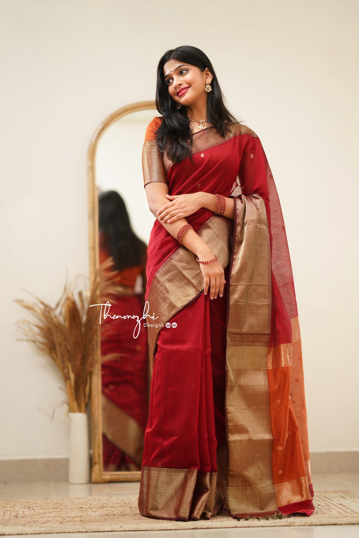 Buy Maheshwari Silk Cotton Sarees | Exclusive Collection Online